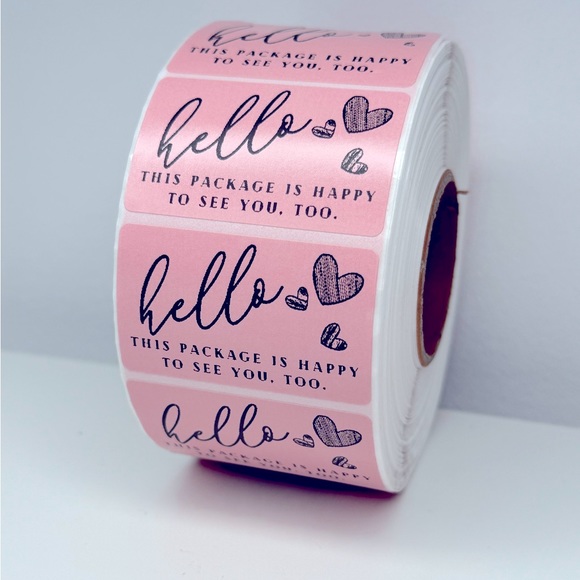 STICKERAFT | Office | Hello This Package Is Happy To See You Too ...